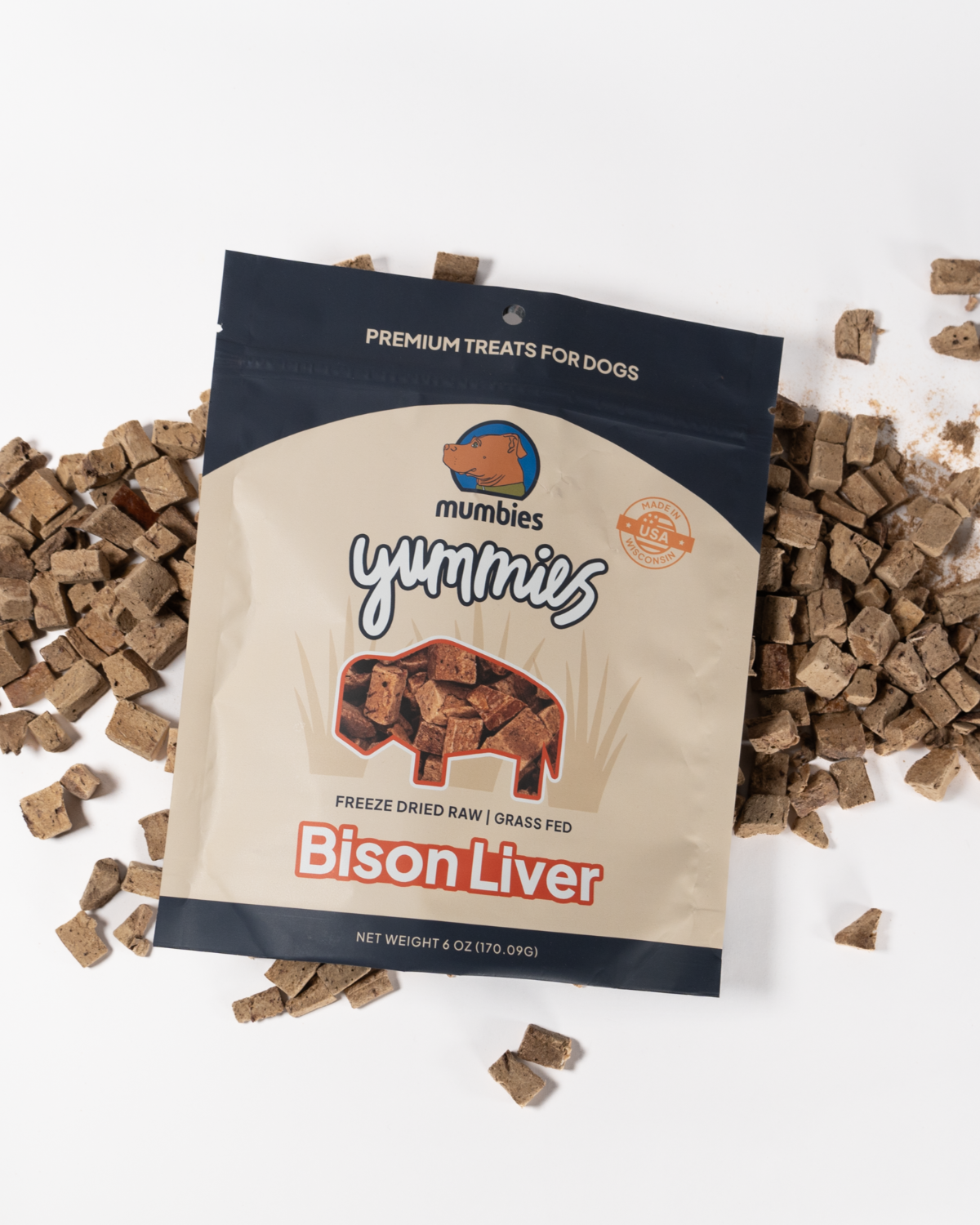 Yummies Bison Liver Treats – Mumbies